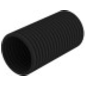 Panduit CLT150F-X20 Slit Wall Corrugated Loom Tubing, Black, 10 Ft., 1. ...