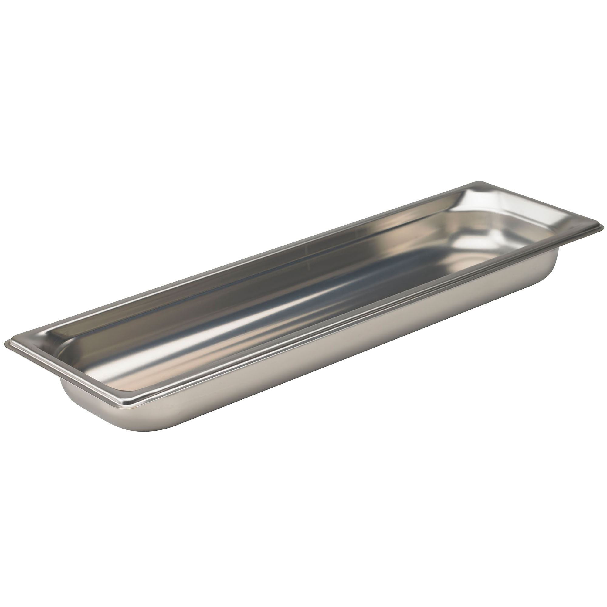 Half-long-size 2-inch-deep Super Pan 3® stainless steel steam table pan