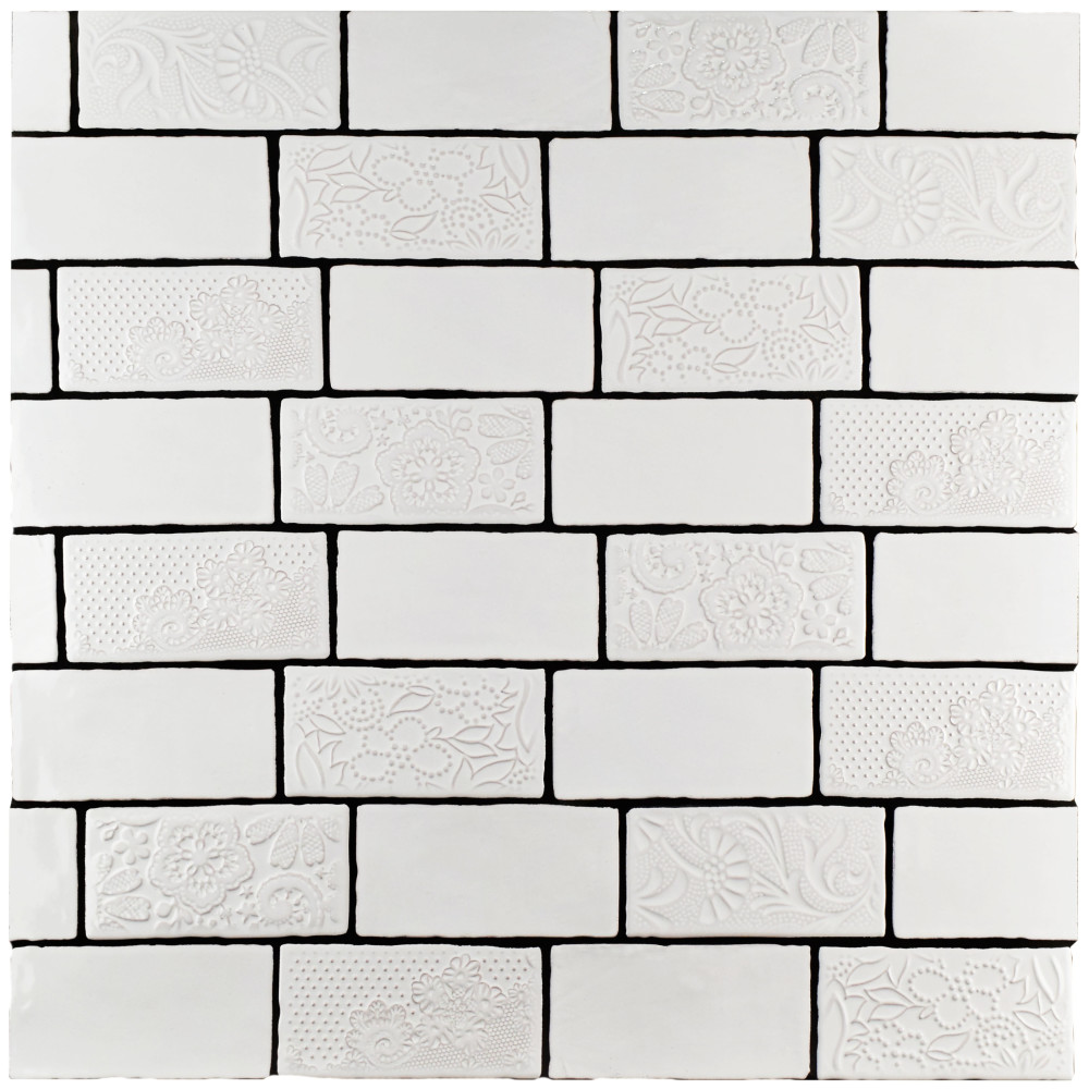 Antic Special Milk 3 in. x 6 in. Ceramic Wall Tile | Merola Tile