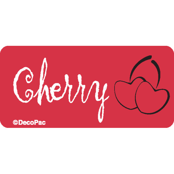 Cherry Merchandising Label | DecoPac