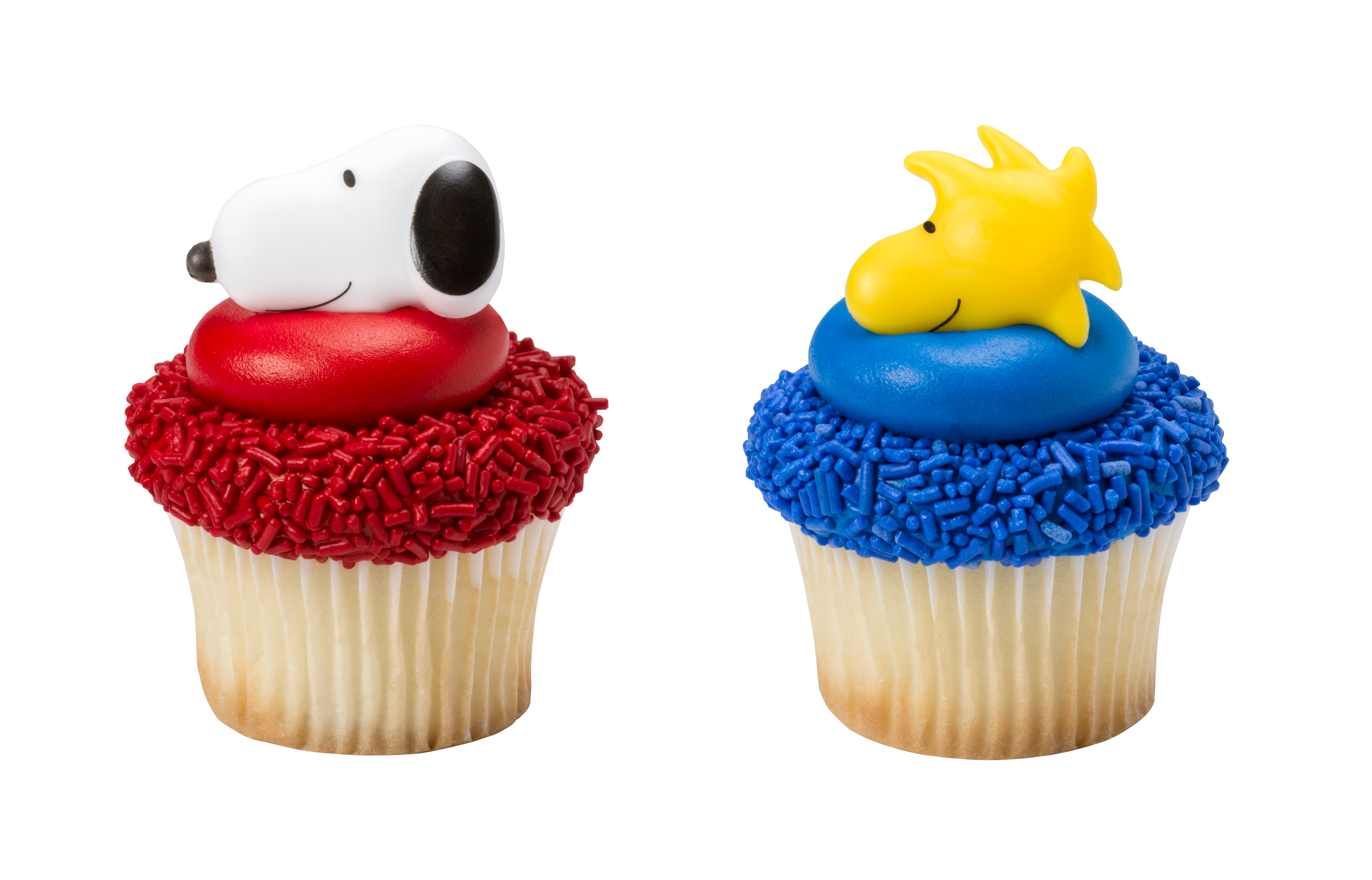 Peanuts Snoopy And Woodstock Cupcake Rings | DecoPac