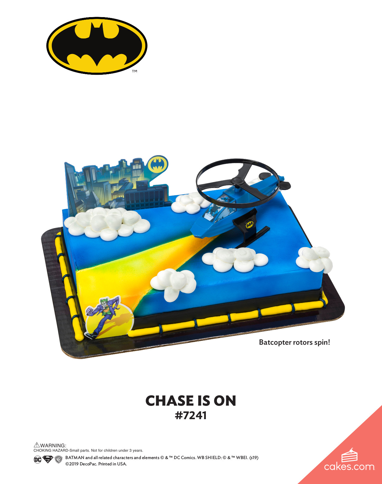 Batman Chase Is On Decoset Tmoc Page | DecoPac