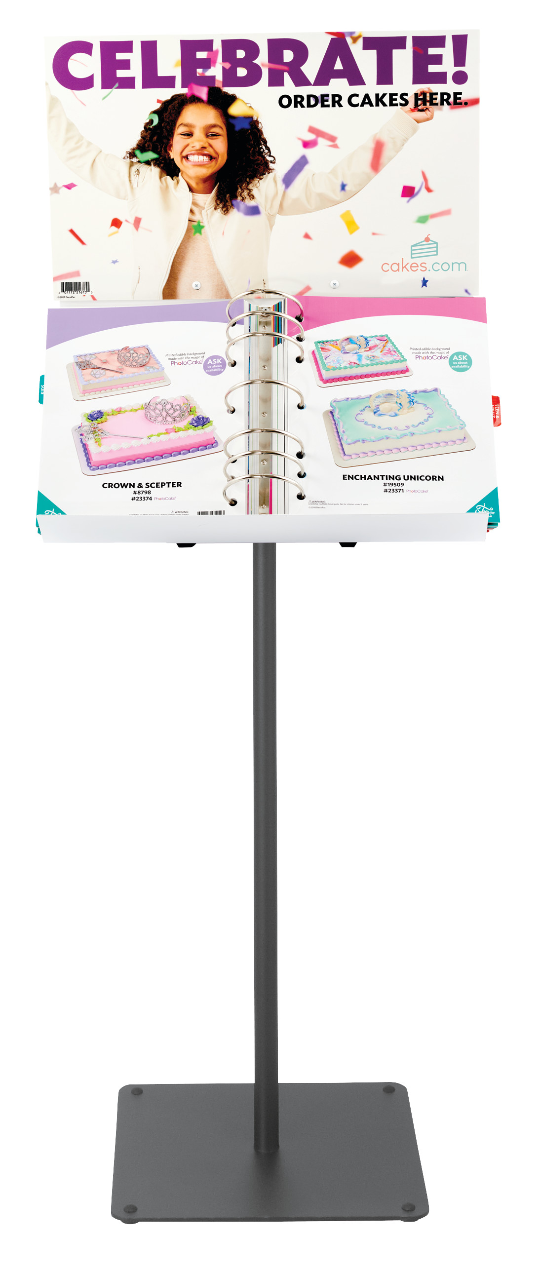 The Magic Of Cakes Display Stand And Header Card | DecoPac