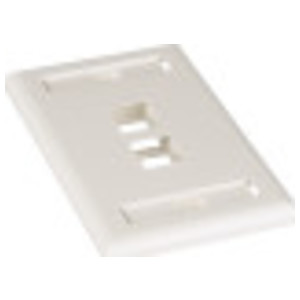 Panduit NK2FIWY NetKey® 1-Gang, Flush Mount Vertical Faceplate, 2-Port ...