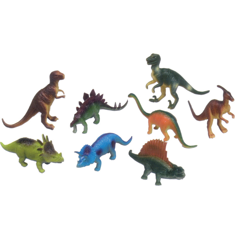 Get Ready Kids Dinosaurs Playset, Set of 8 - Zuma