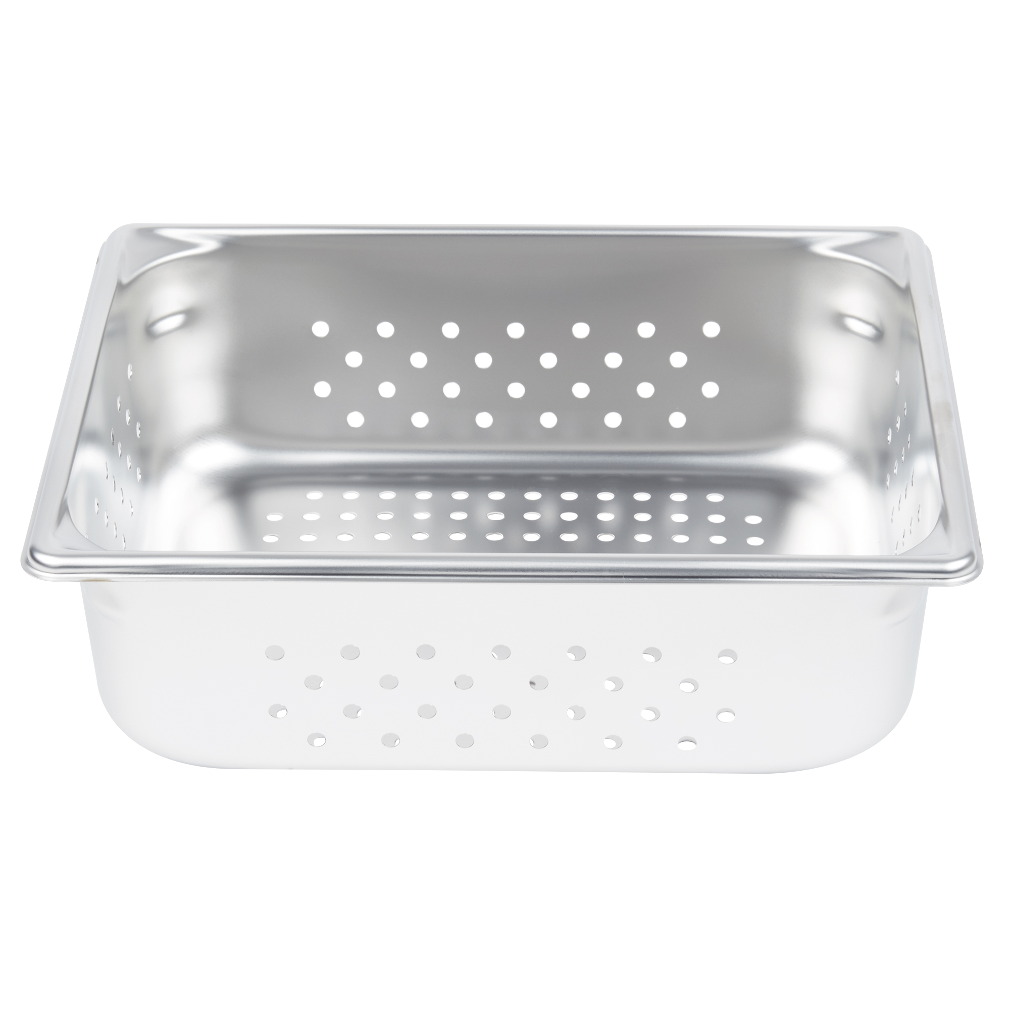 Half-size 4-inch-deep Super Pan V® perforated stainless steel steam ...