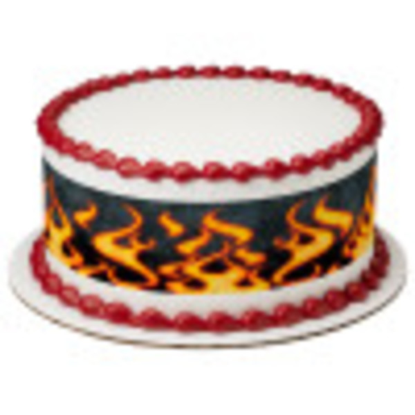 Flames | PhotoCake® Edible Image® Strips | DecoPac