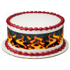 Flames Photocake Image Strips Cake | DecoPac