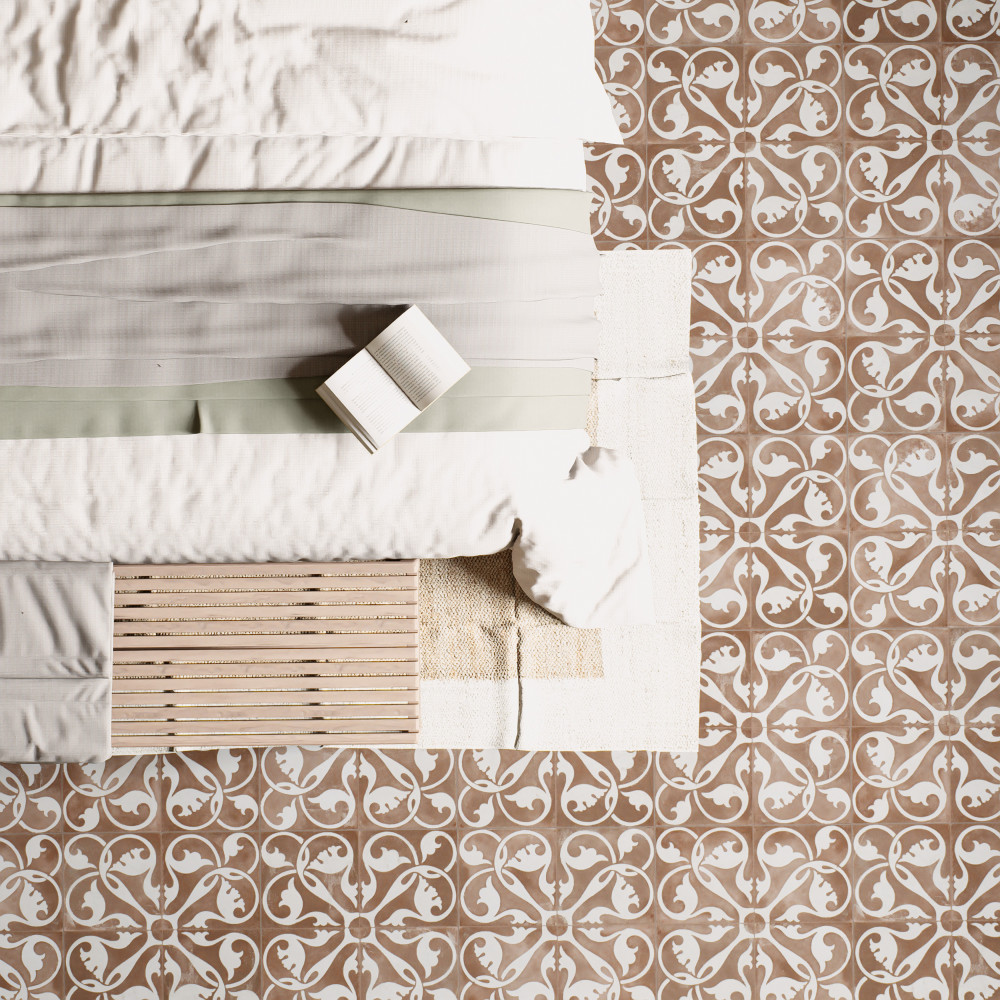 Kings Nouveau Ruby 17-5/8 in. x 17-5/8 in. Ceramic Floor and Wall Tile ...