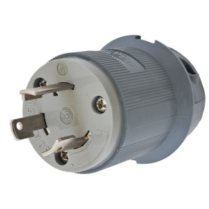Hubbell Wiring Device - Kellems HBL2611F Locking Devices, Twist-Lock®, Industrial, Male Plug ...