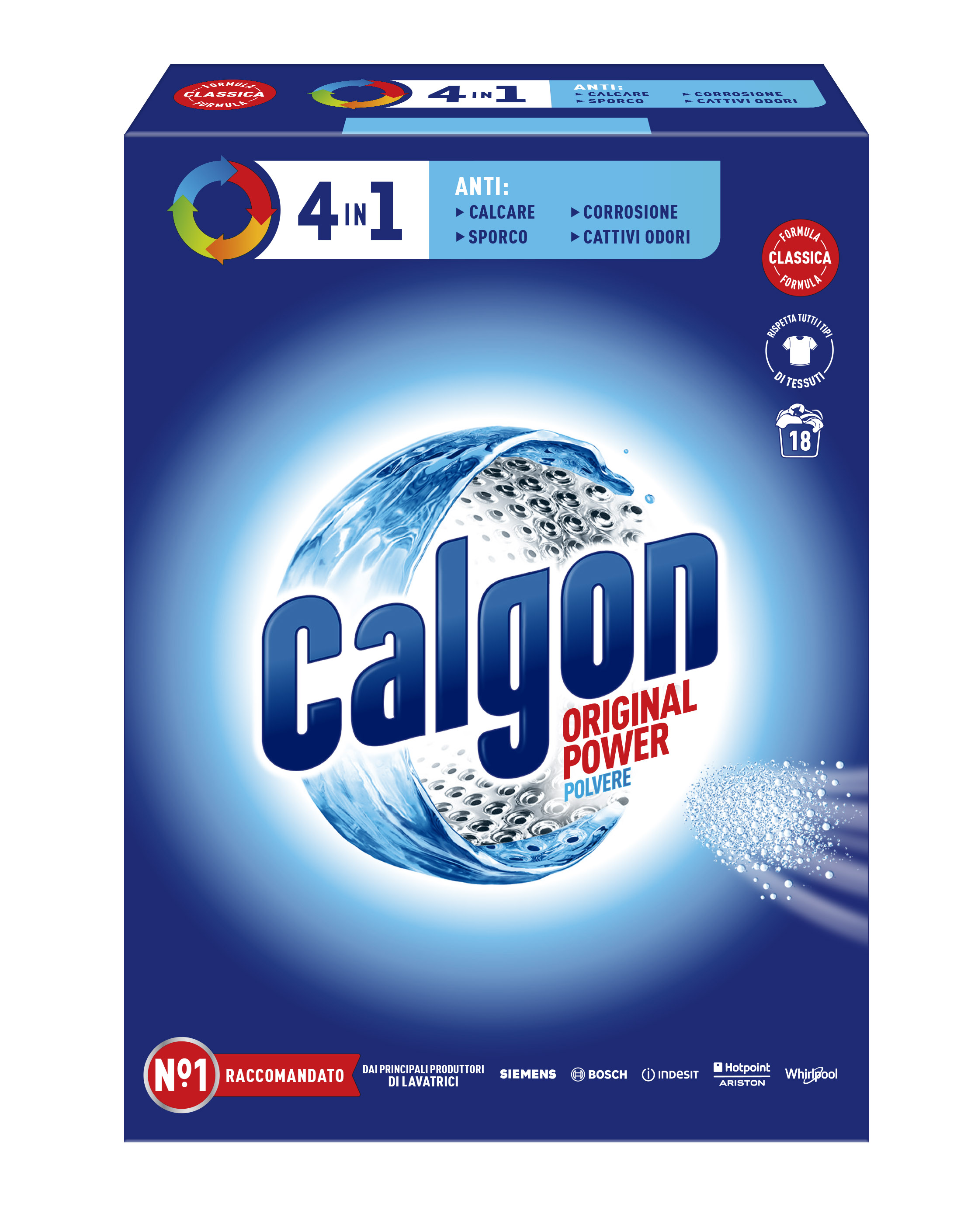 Calgon 4in1 Polvere: protezione e pulizia della tua lavatrice | Calgon IT