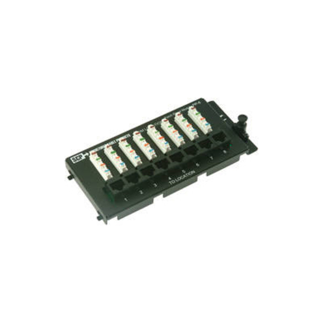 8Port Patch Panel Module STRUCTURED CABLE PRODUCTS Wave Electronics