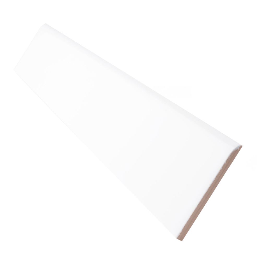 Battiscopa Glossy White 3-1/8 in. x 17-3/4 in. Ceramic Wall Trim ...