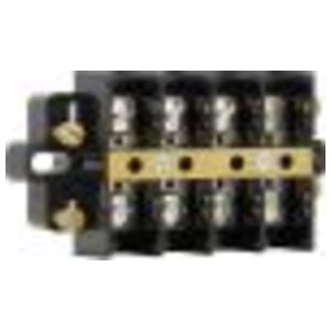 Bussmann (Eaton) KUSC4-PWC KU Series Panel Mount Terminal Block Connector, 600 V, 60 A, 4-pole ...