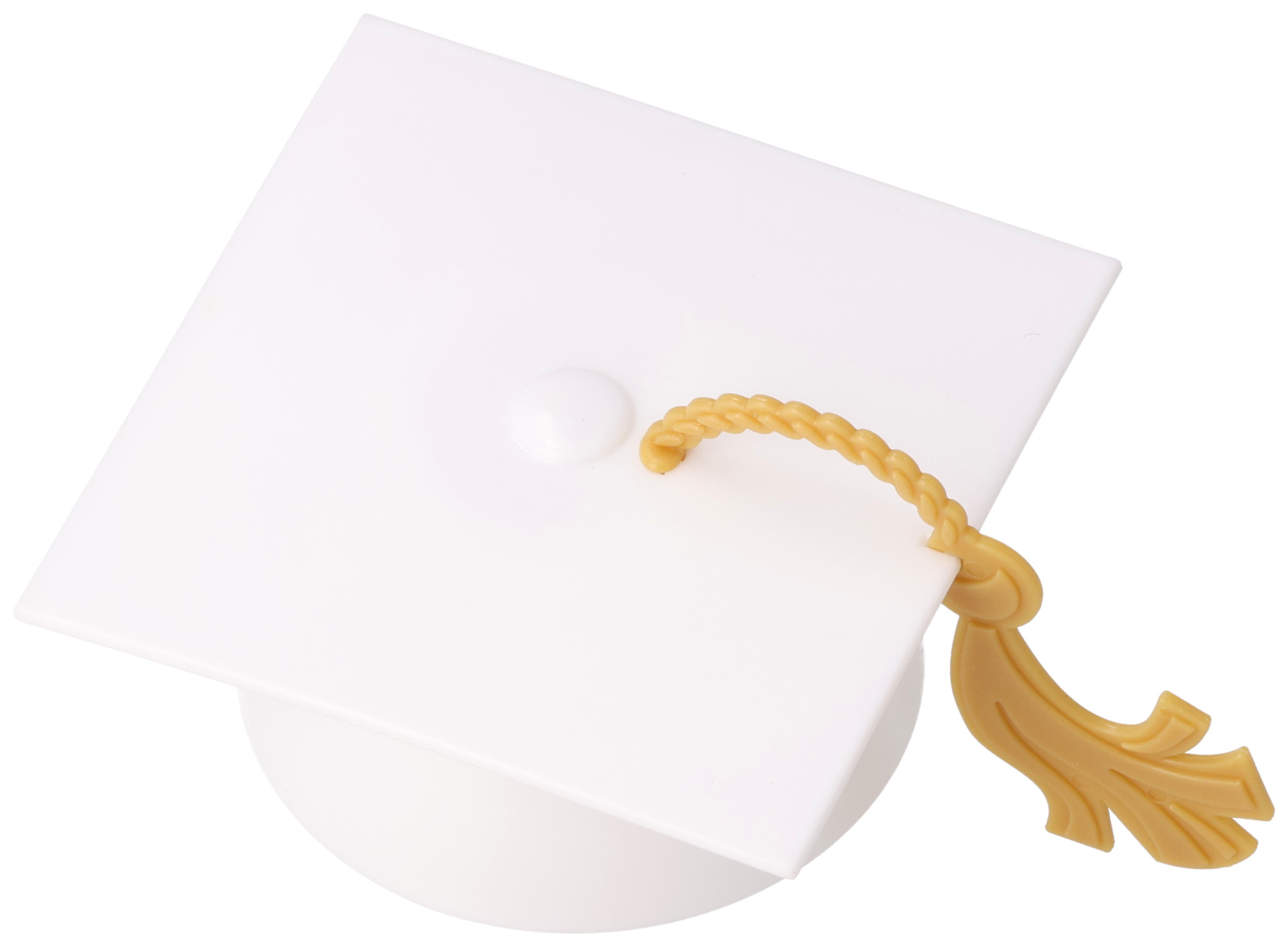 White Grad Cap With Tassel | DecoPac