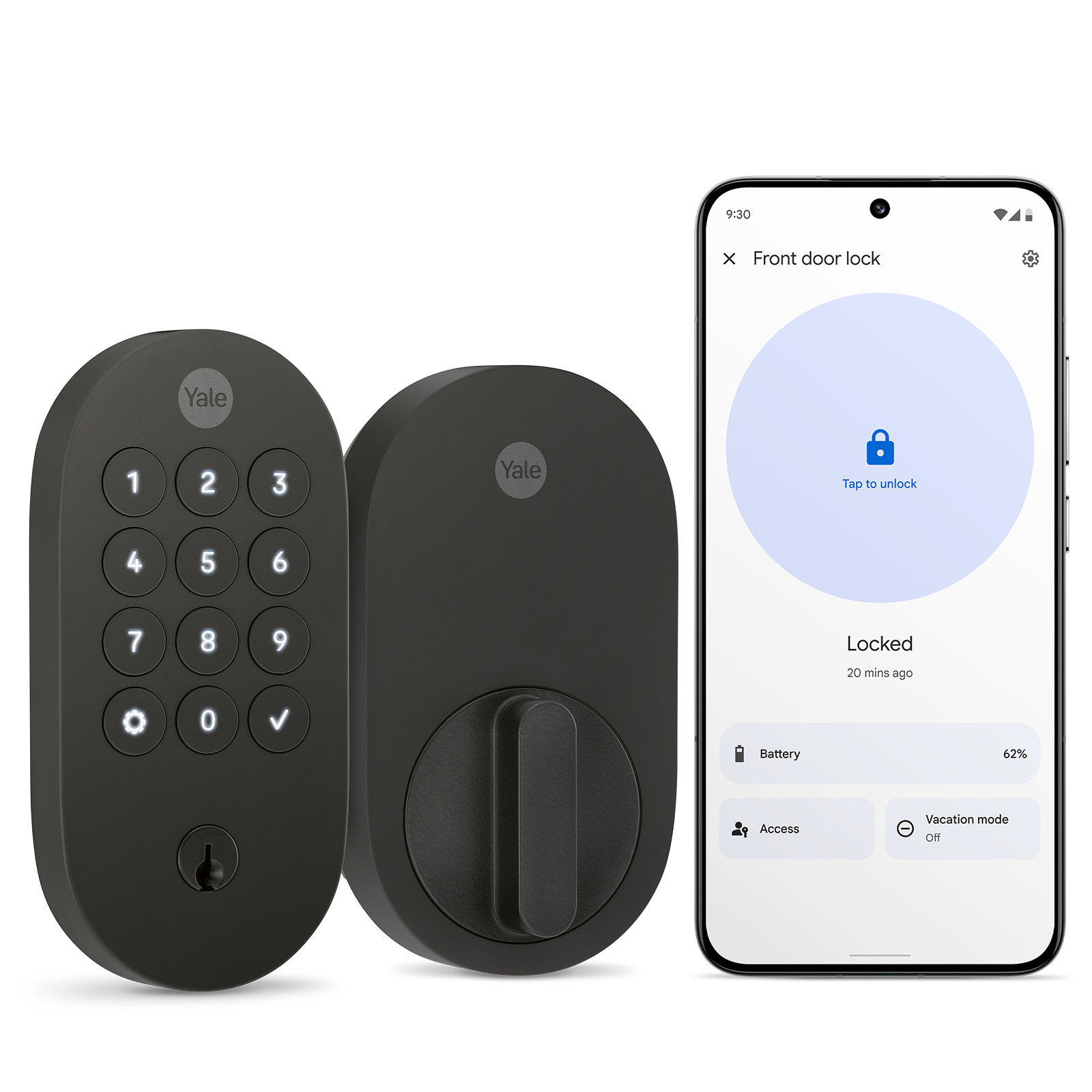 Yale® Smart Lock with Matter | Smart Lock for Google Home | Custom ...