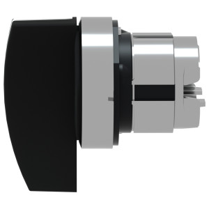 Square D (Schneider Electric) ZB4BJ3 Head For Selector Switch, Harmony XB4, Metal, Black, 22mm ...