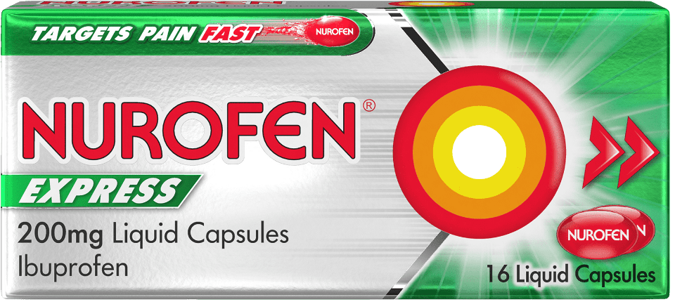 Nurofen Express 200mg Capsules | Nurofen