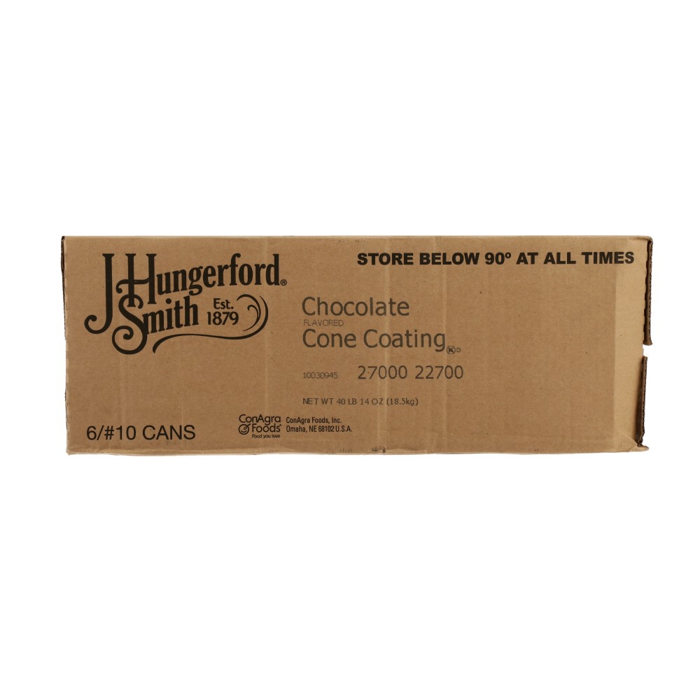 Chocolate Cone Coating - #10 Can | Conagra Foodservice
