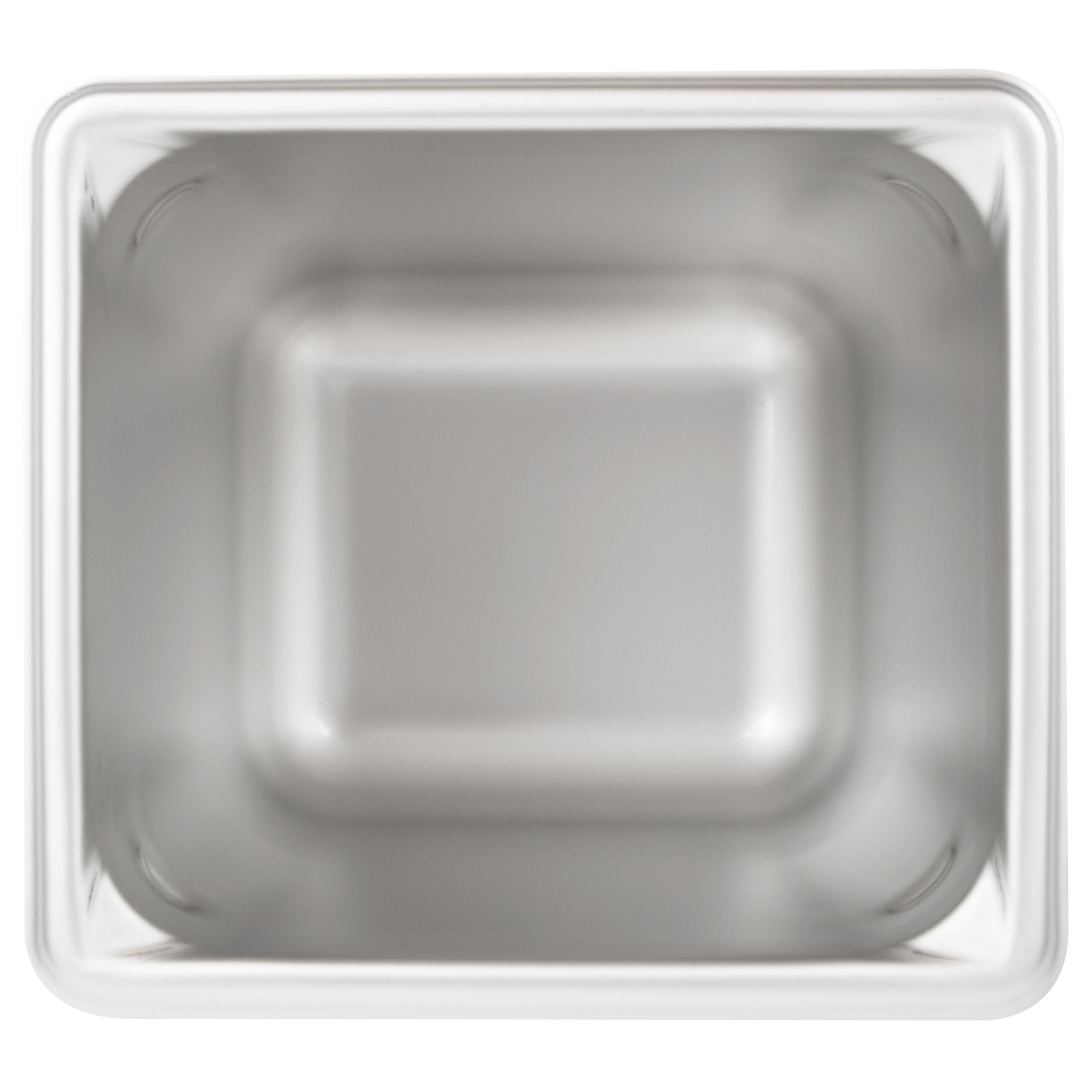 Sixth-size 6-inch-deep Super Pan V® stainless steel steam table pan ...