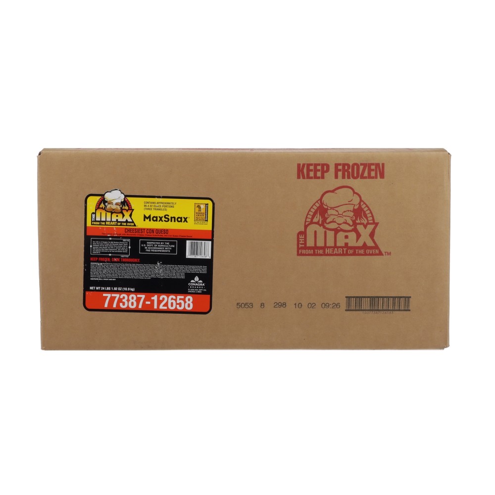 MaxSnax Cheesiest Con Queso - Whole Grain, 3 Pieces, 4.02 oz, CN ...