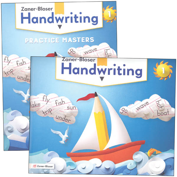 Zaner-Bloser Handwriting Grade 1 Homeschool Bundle - Student Edition ...