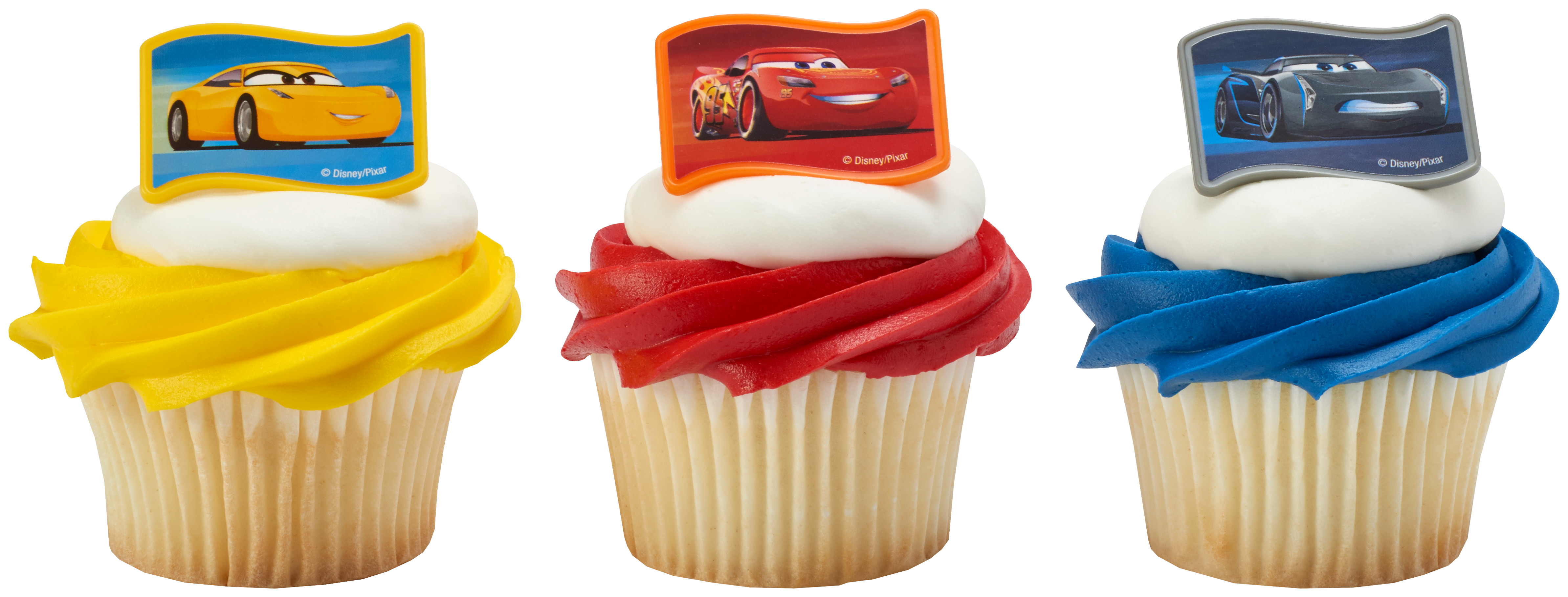 Cars 3 Nex Gen Racers Cupcake Rings | DecoPac