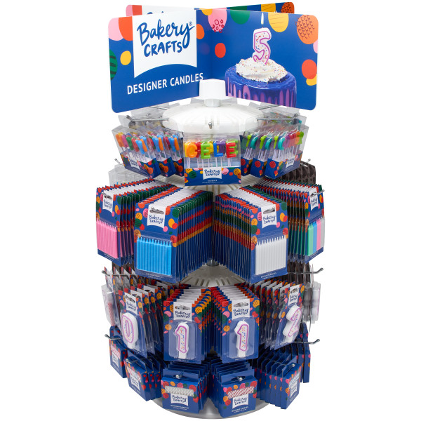 Pre Filled 4 Tier Counter Candle Rack | DecoPac