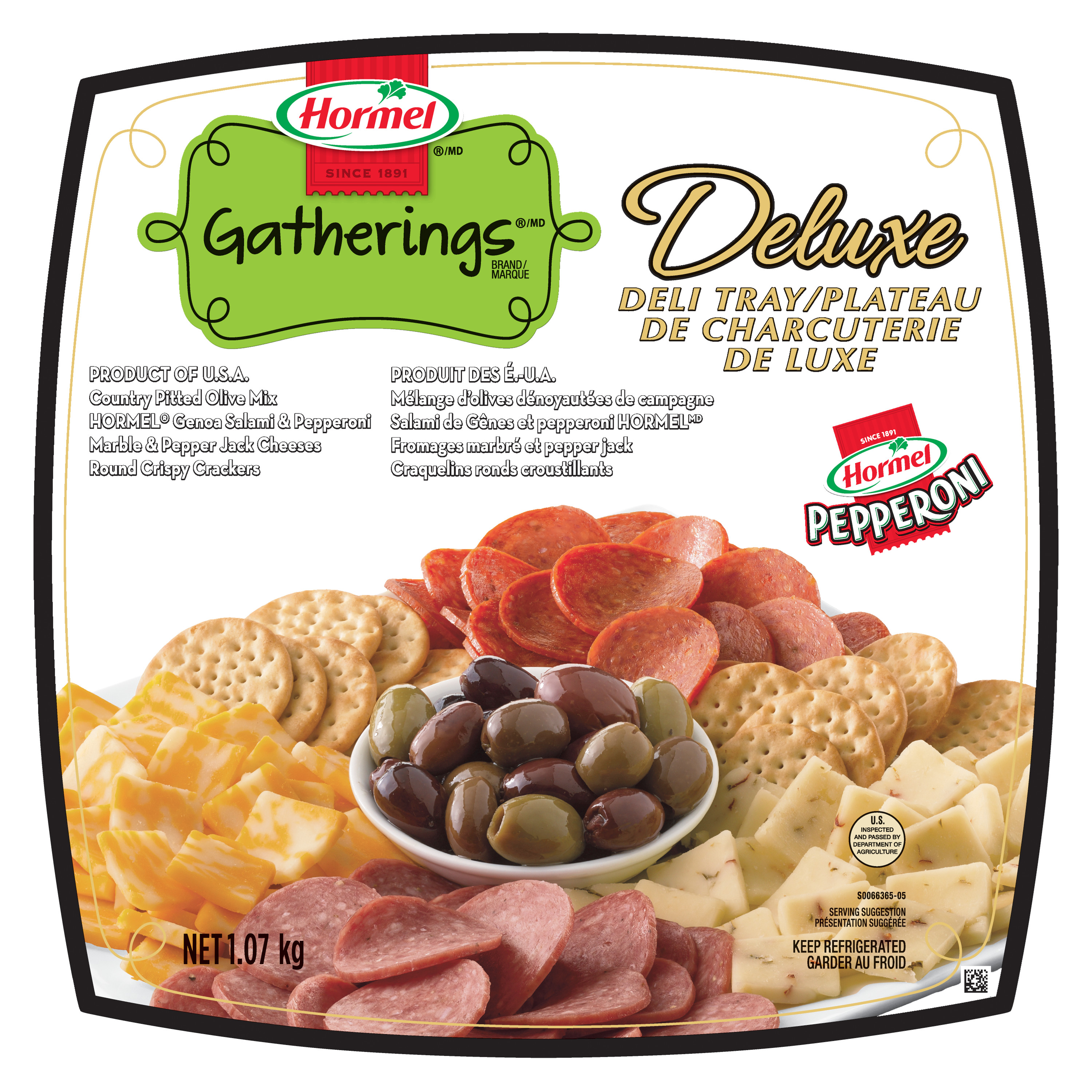 Hormel Smart Label - 8/1070G DELUXE DELI TRAY CANADA