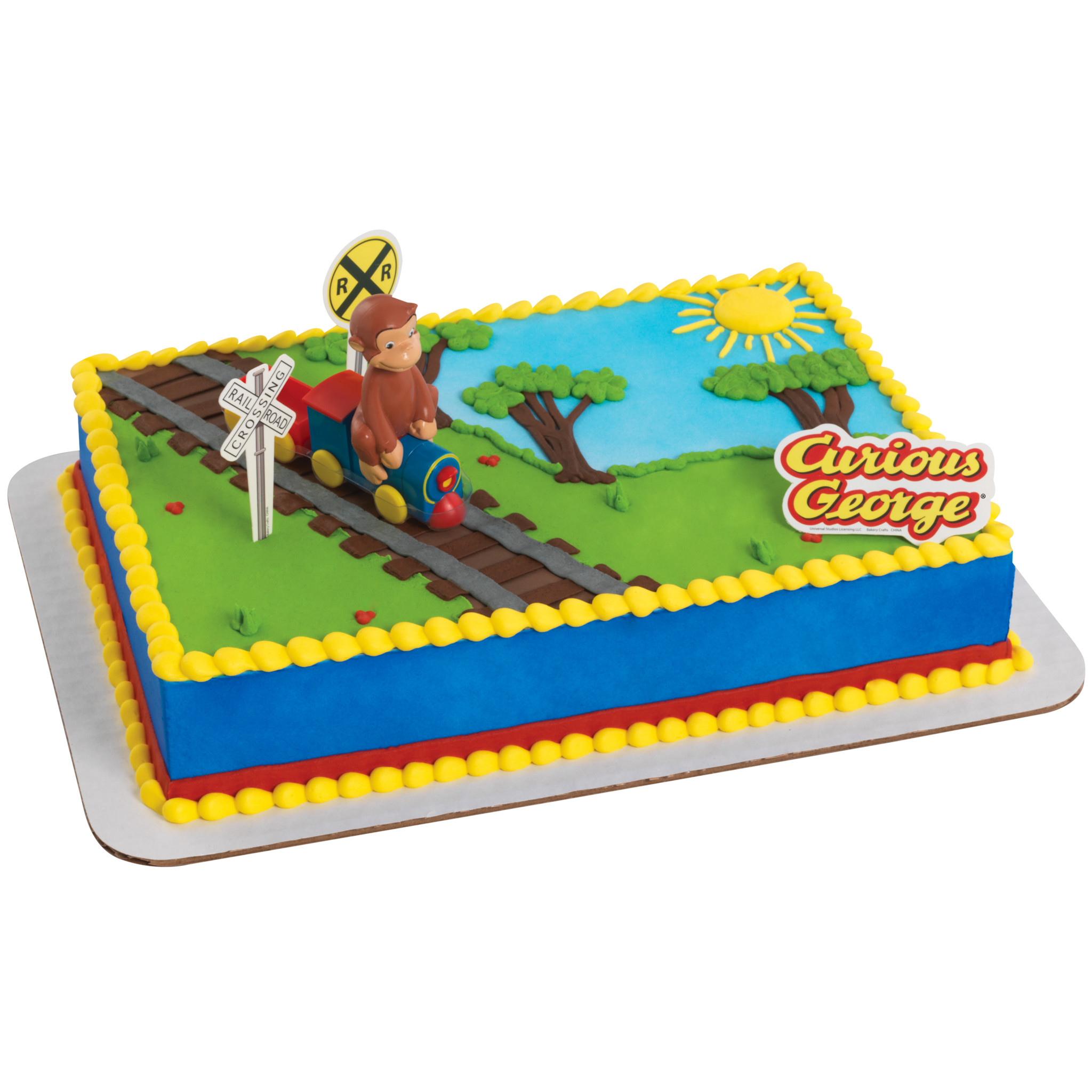 Curious George Train Decoset | DecoPac