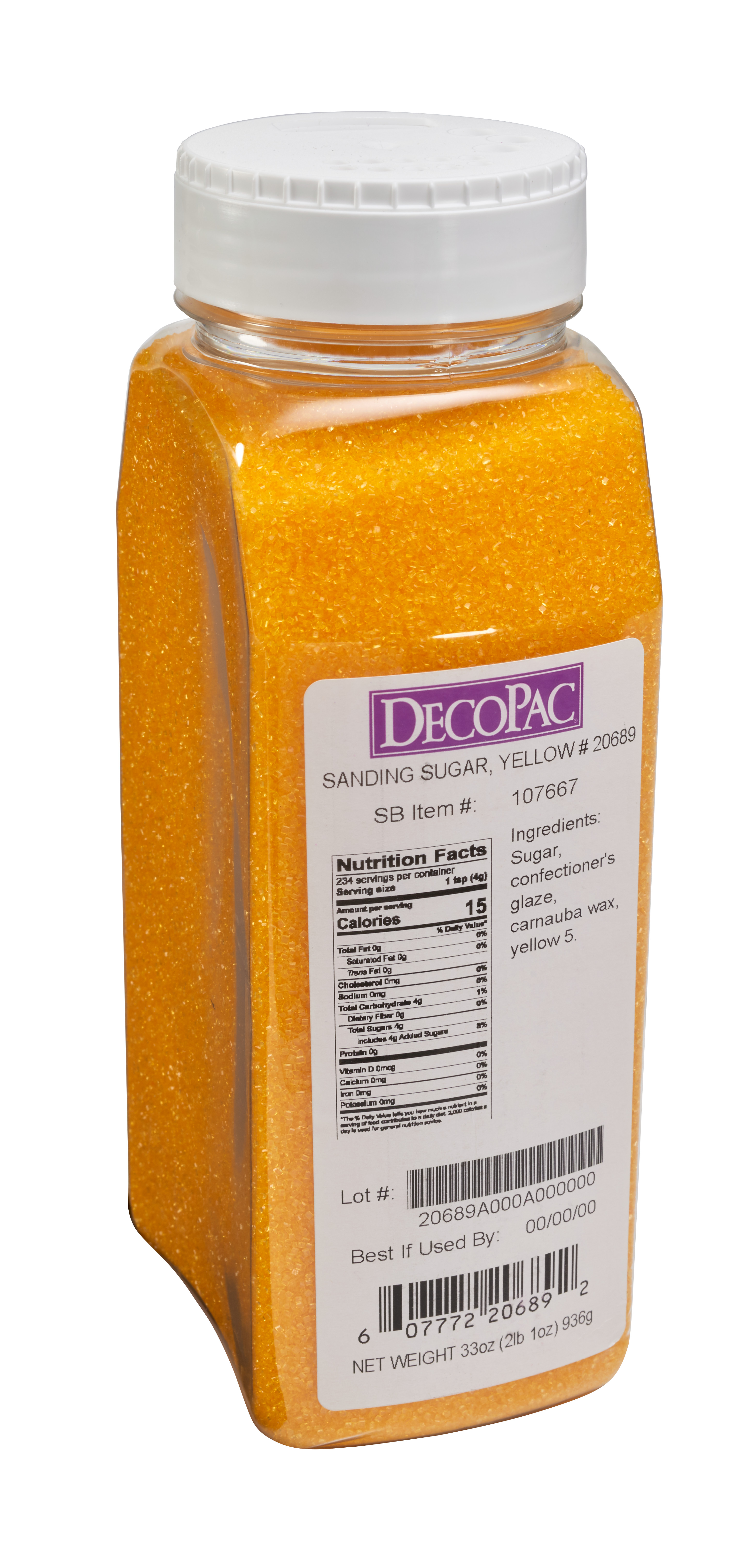 Yellow | Sanding Sugar | DecoPac