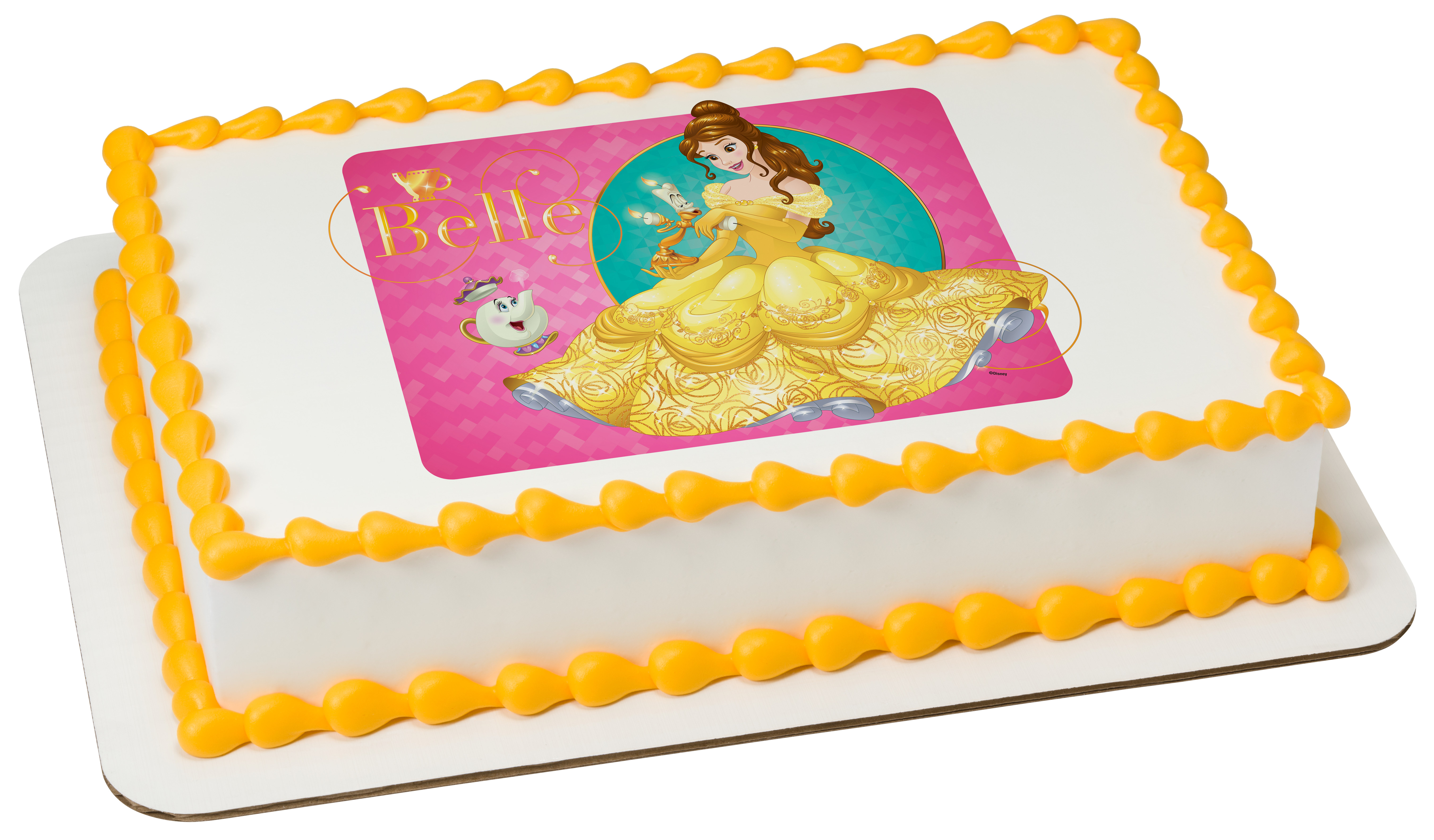 Disney Princess Belle Loyal Friends | PhotoCake® Edible Image® | DecoPac