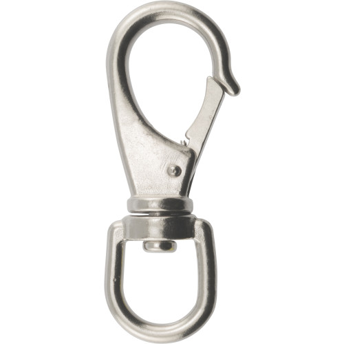 Hardware Essentials Round Swivel Eye Quick Snap Hook Stainless Steel (3 ...