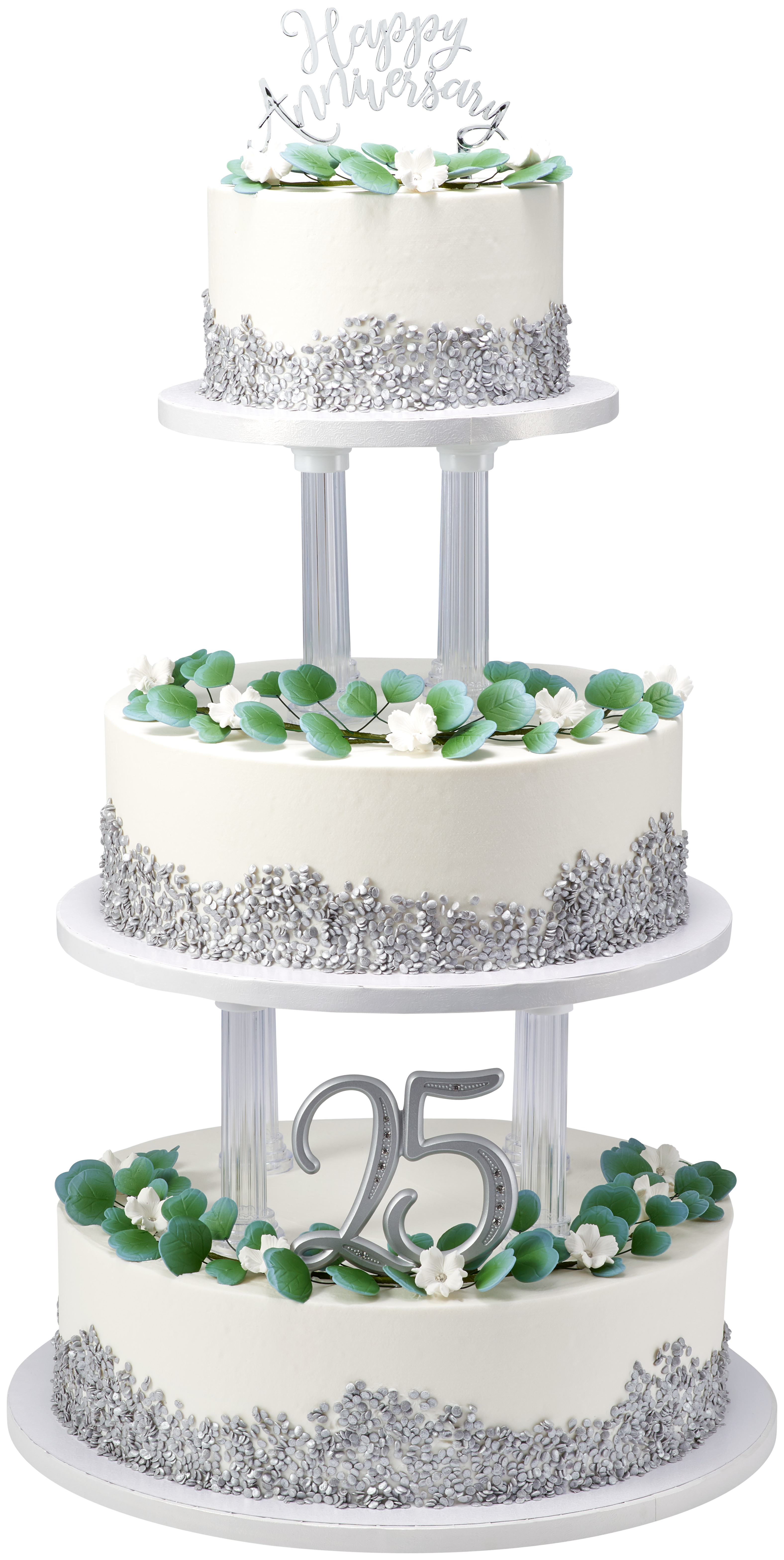 Cake Structure Set 6 10 12 Rd Separated Cakes W Wht Bds | DecoPac