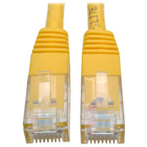 Tripp Lite (Eaton) N200-007-YW Cat6 Gigabit Molded (UTP) Ethernet Cable ...
