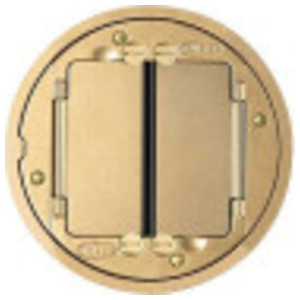 Hubbell Wiring Device - Kellems S1TFCBRS SystemOne Universal Floor Box ...