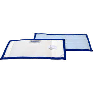 Hillyard, Trident®, Glass and Mirror Microfiber Pocket Mop, 11"W, Blue ...