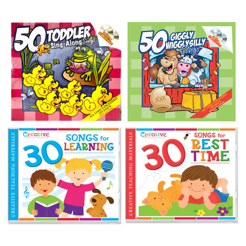 Creative Teaching Materials Children's Music CD Bundle Set 1, 6 CDs - Zuma