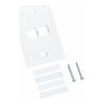 CommScope Systimax 108168469 Two Port L-Type Flush Mount Faceplate ...
