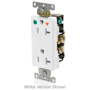 Leviton D8300-IG Decora Plus™ Isolated Ground Duplex Receptacle Outlet ...