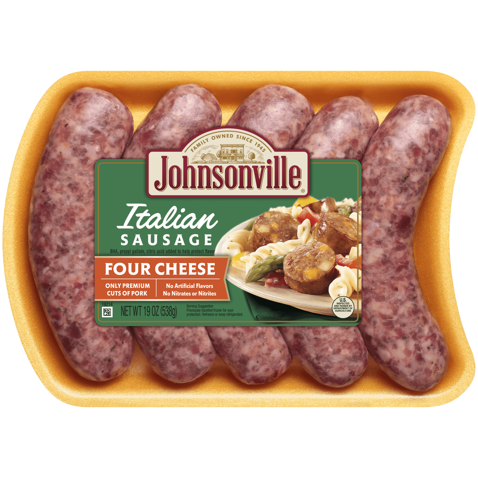 Fresh Italian Four Cheese Sausage Links | Johnsonville