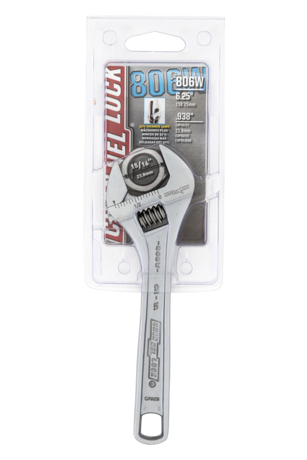 806W 6-inch Adjustable Wrench - Channellock, Inc.