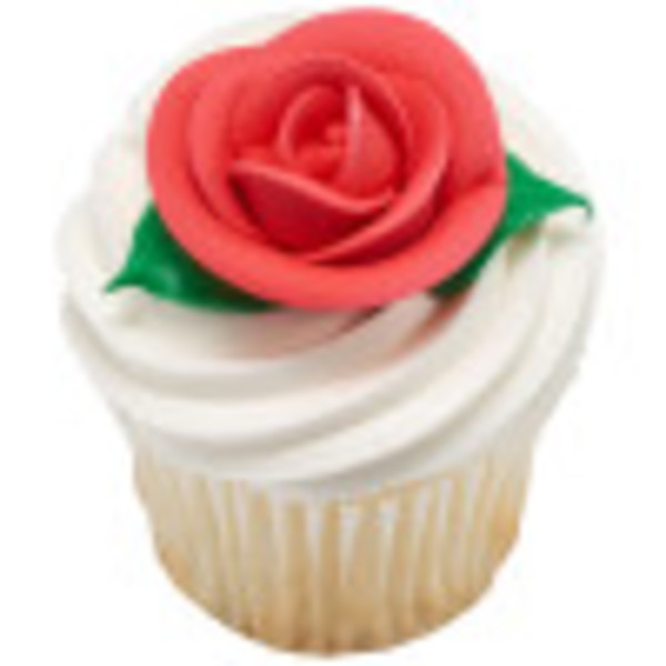 Red Large Royal Icing Classic Roses | DecoPac