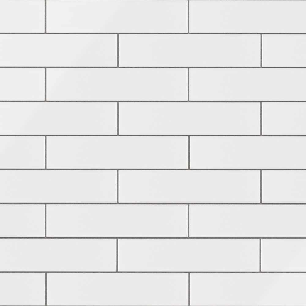 Sample – Metro Soho Subway Matte White Porcelain Floor and Wall Tile ...