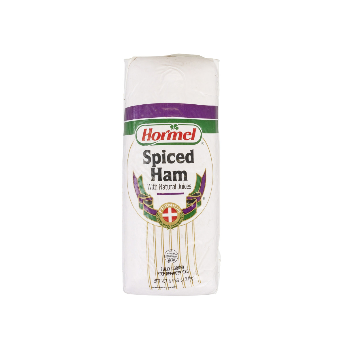 HORMEL® Spiced Ham with Natural Juices, D-Shaped, Bag, 4/5 lb • Hormel ...