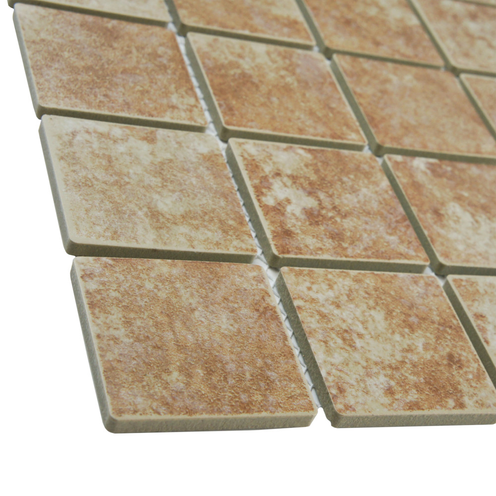Colorado Quad Mesa 12-1/2 in. x 12-1/2 in. Porcelain Mosaic Tile ...