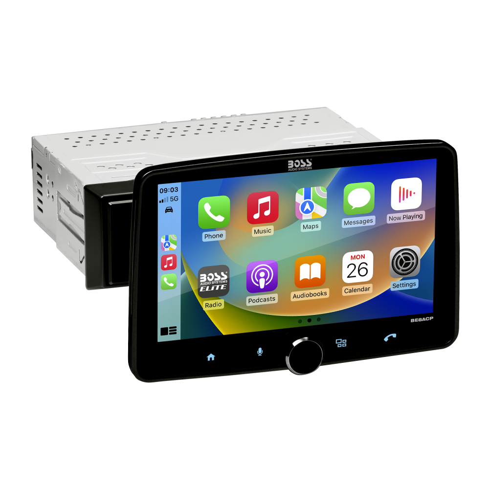 BOSS Audio Systems Elite Series BE8ACP Single Din Car Stereo System ...