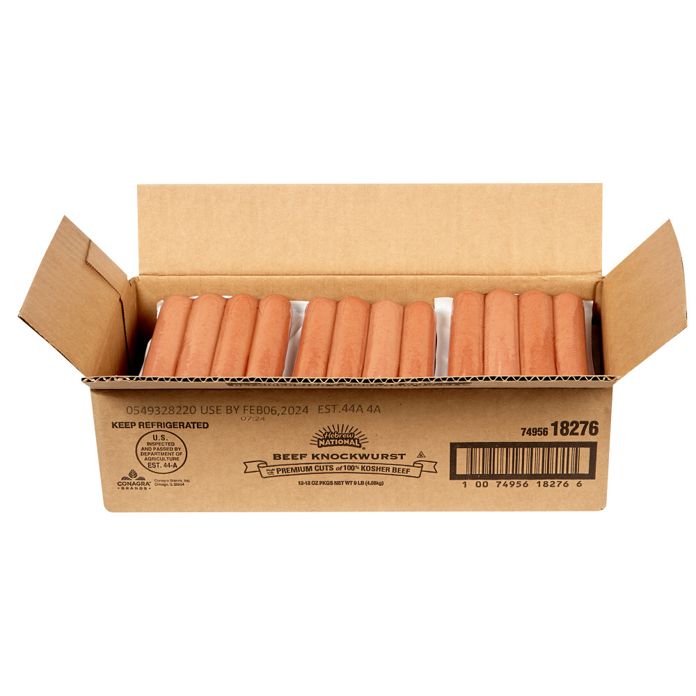 HEBREW NATIONAL Skinless Beef Knockwurst | Conagra Foodservice