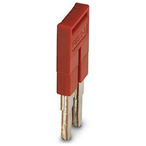 Phoenix Contact 3030336 Terminal Block Plug-in Bridge, Red, 2-Position ...