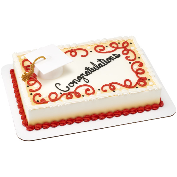 White Grad Cap With Tassel | DecoPac